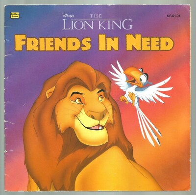 Children's Golden Book ~ Walt Disney's THE LION KING Friends in Need | eBay