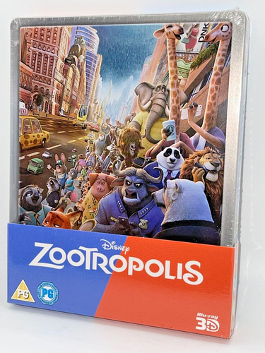NEW Sealed BLU-RAY DISNEY 3D Steelbook - ZOOTOPIA / ZOOTROPOLIS | eBay