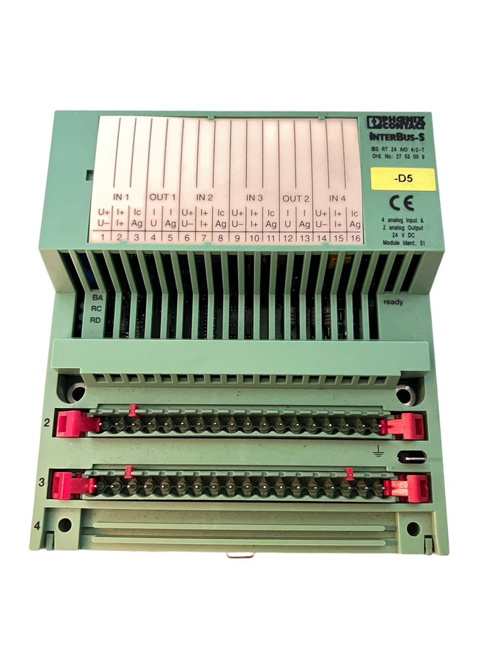 Phoenix Contact InterBus-S IBS RT 24 AIO 4/2-T Ord.No. 2753009 | eBay