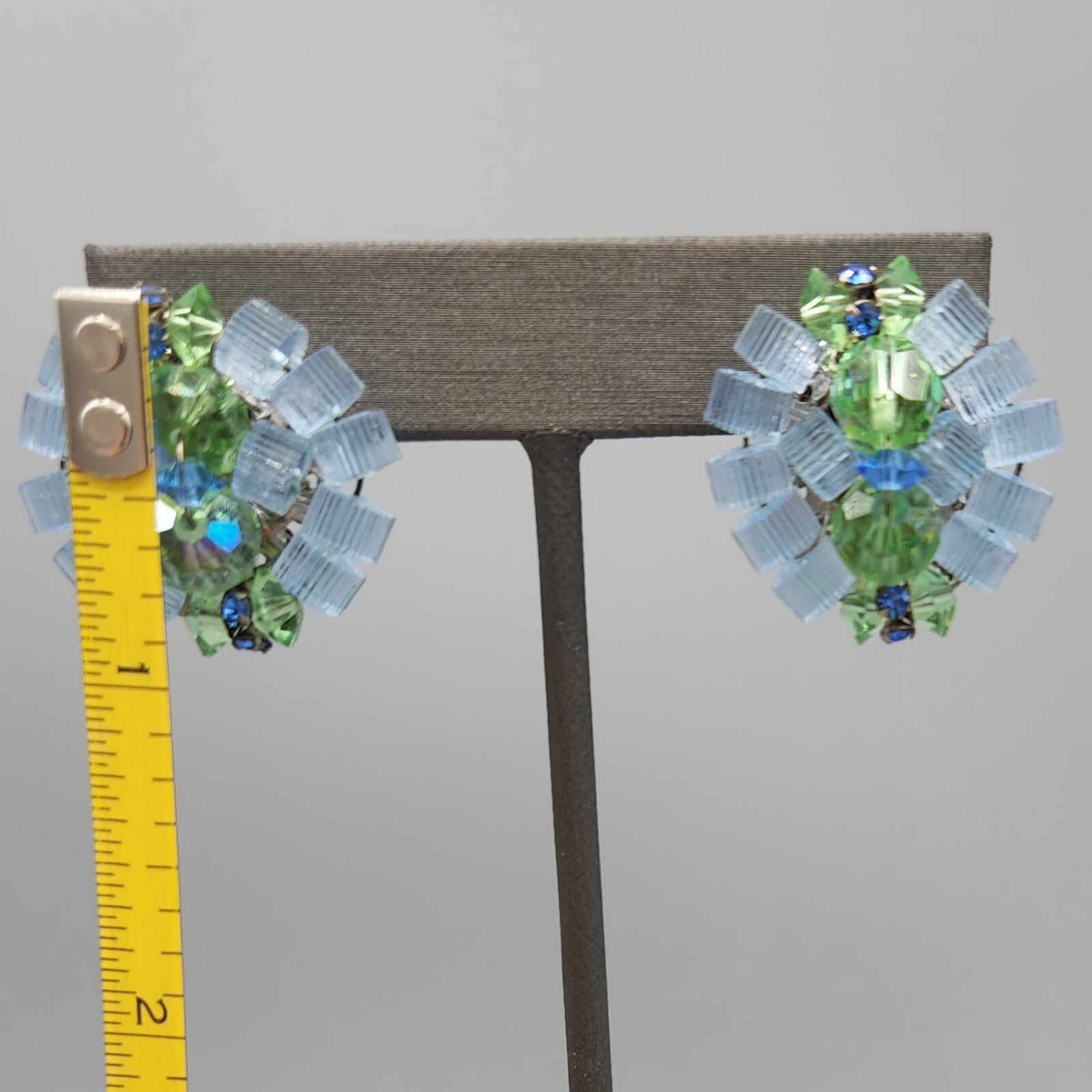 Rare Parure Vendome Blue Satin Glass Crystal Bead Nec… - Gem