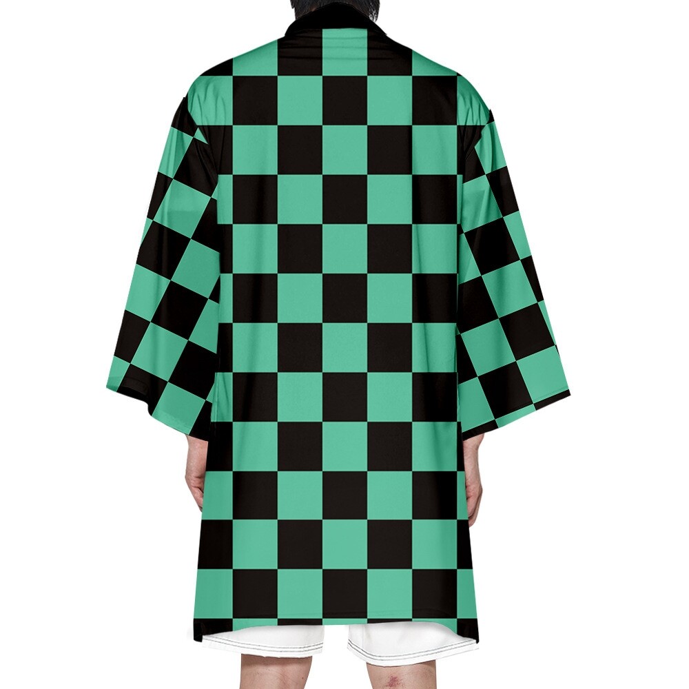 Demon Slayer Cosplay Costume Tanjiro Kamado Giyu Tomioka Robe Kimetsu ...