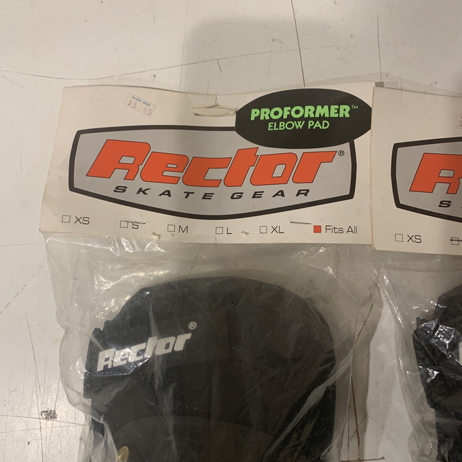 Rector 4100-8-00-0 Fat Boy Elbow Pad Nylon Fabric Large Black Pack of 2 ...