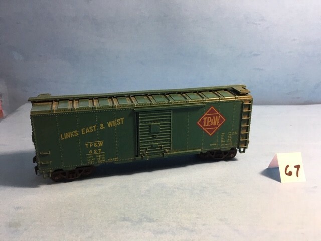 HO Scale RR "T,P, & W" Green Box Car | eBay