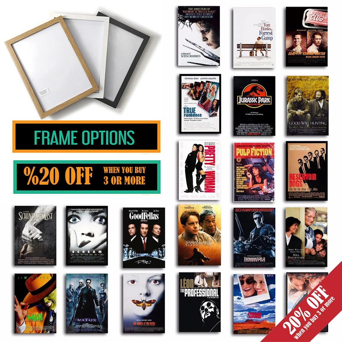 Framed Movie Posters