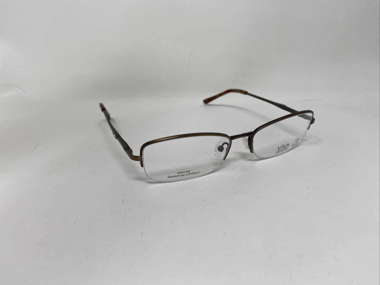 VIVA EYEWEAR 307 BROWN 53/17/135 FLEX HINGE EYEGLASSES FRAME :W02 | eBay