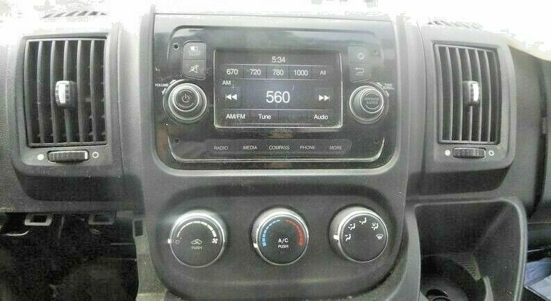 2018-2019 Ram PROMASTER Radio Display Receiver UConnect 1500 2500 3500 ...