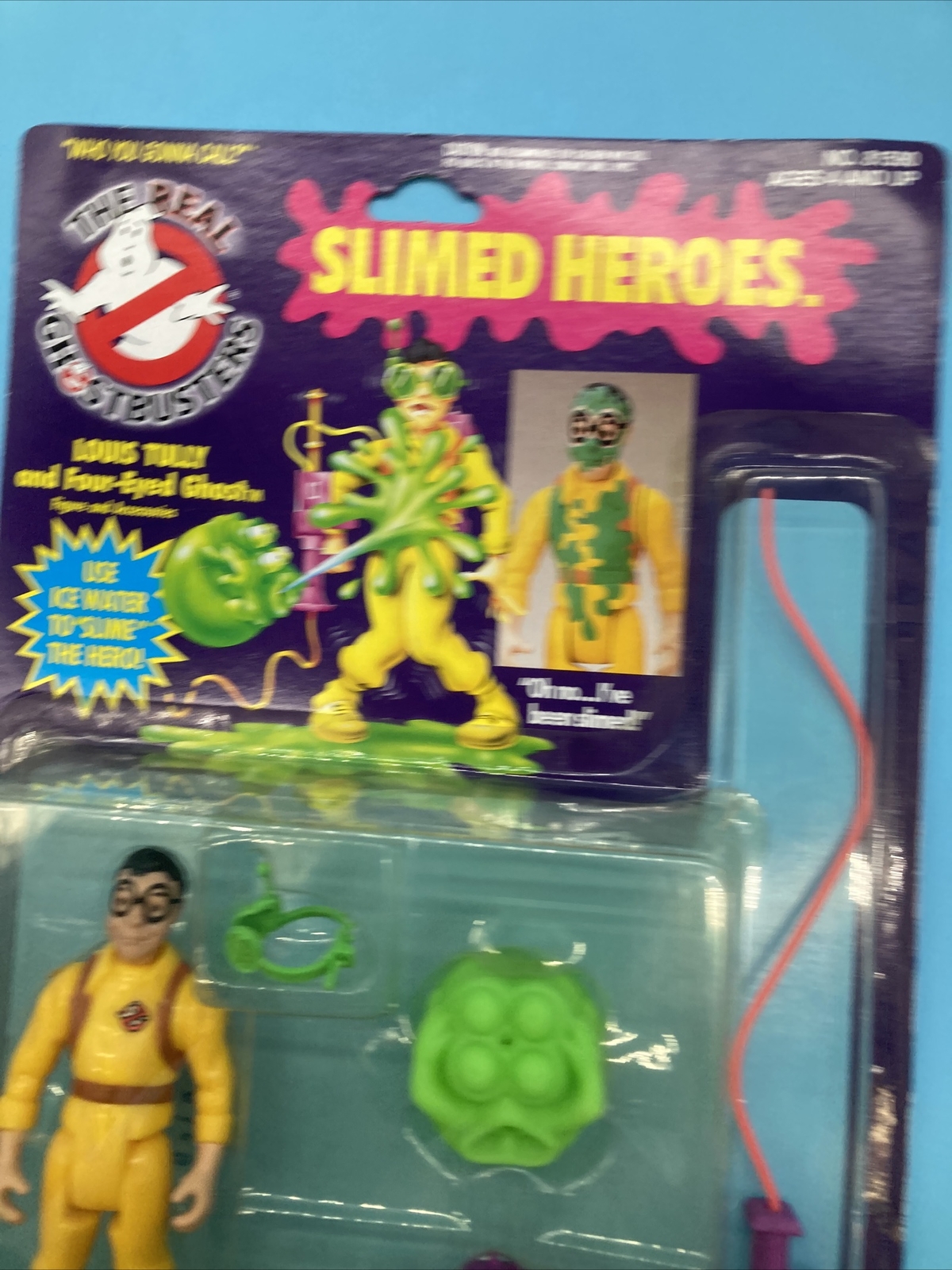 Real Ghostbusters Slimed Heroes Louis Tully & Four Eyed Ghosts New | eBay
