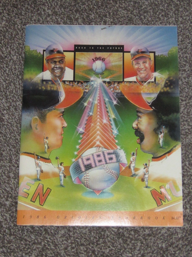 1986 Baltimore Orioles Baseball Yearbook Cal Ripken Eddie Murray EX+ ...