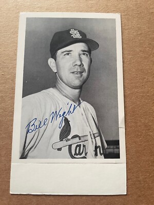 Bill Wight St. Louis Cardinals Signed Postcard | eBay