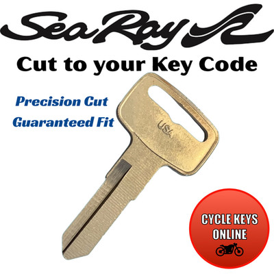 Sea Ray boat keys cut to code spare replacement key for codes 3101-3150 ...