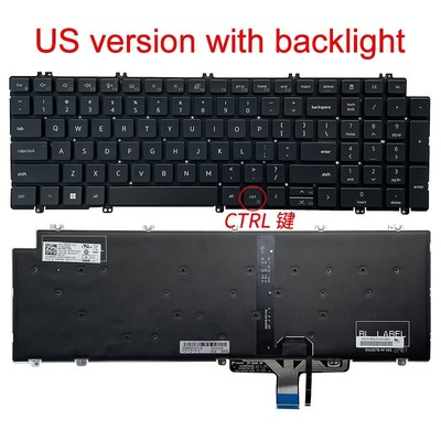 for Latitude 5520 5521 5530 5531 Precision 3560 3561 3570 Keyboard ...
