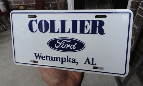 COLLIER Ford DEALERSHIP WETUMPKA ALABAMA ala Automobile Car LICENSE ...