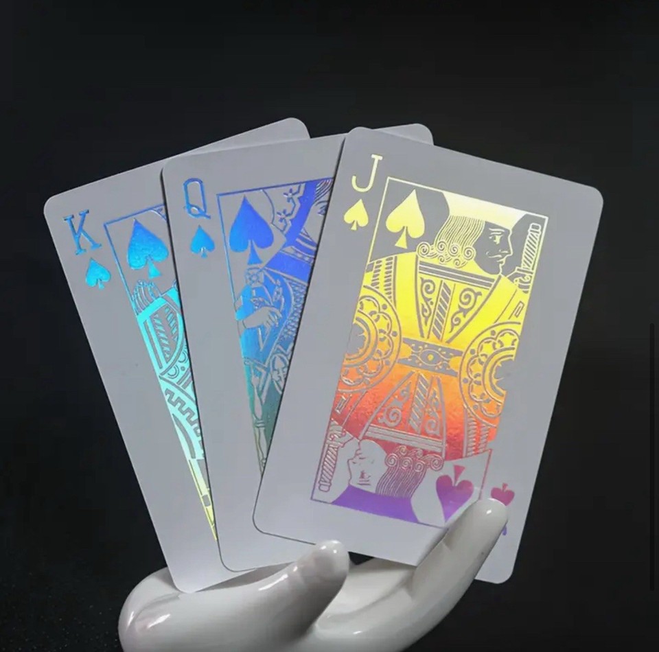 Limited Edition Prism Glow In Dark Holographic Playing Cards Deck Set ...
