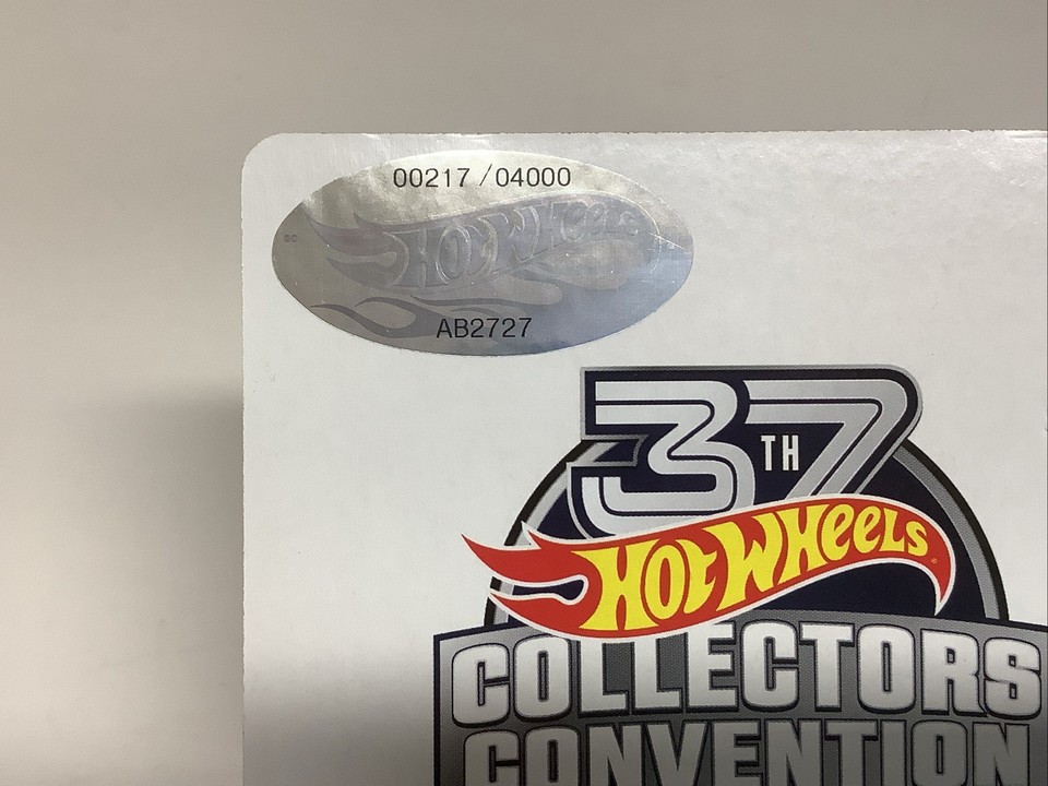 Hot Wheels 37th Convention Matching Numbers Set #217 In Protectors | eBay