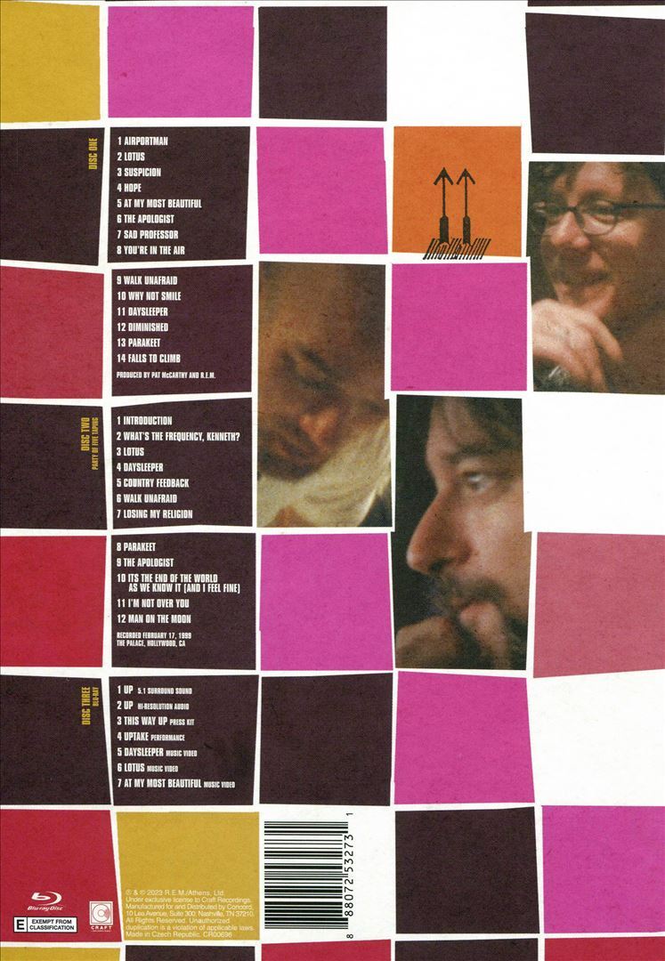 R.E.M. UP [25TH ANNIVERSARY DELUXE EDITION] [2 CD/BLU-RAY] NEW CD & BLU ...