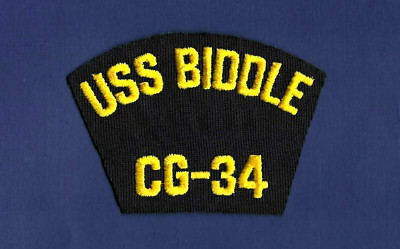 USS BIDDLE CG-34 Guided Missile Cruiser Ballcap Patch | eBay