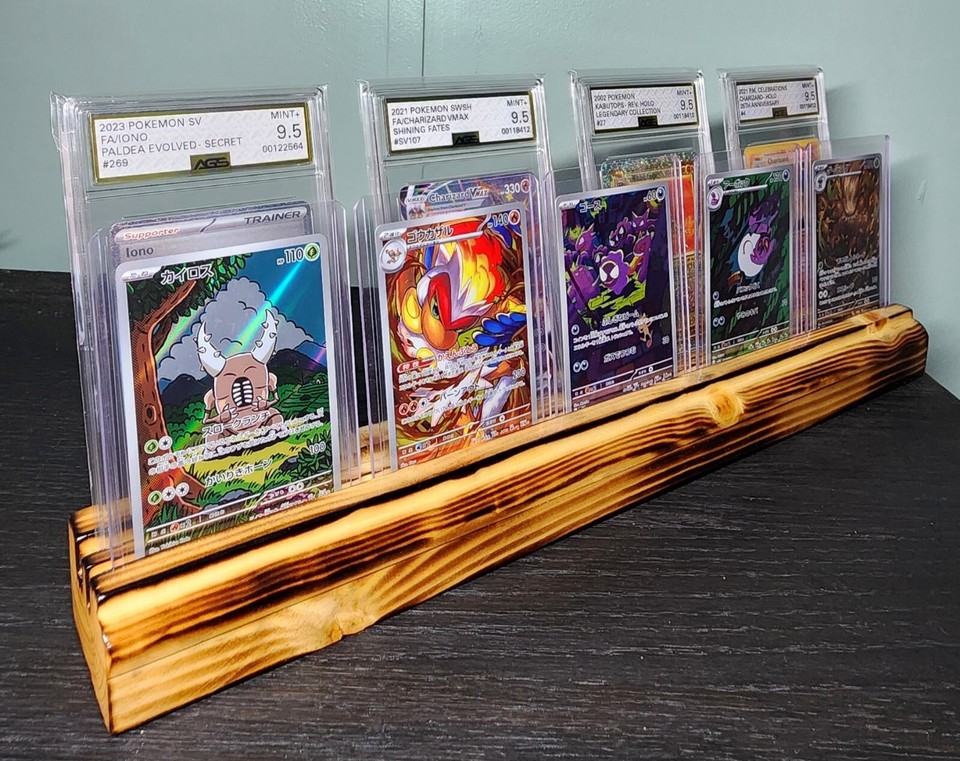 (3 stands) Tcg Display Card Stands *For Graded Slabs And Toploaders ...