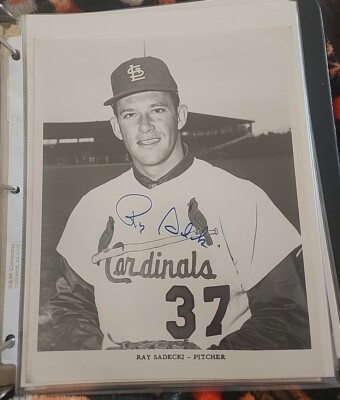 Ray Sadecki Signed Auto Autograph 8x10 Photo | eBay