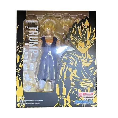Demoniacal Fit Dragon Ball Z SHF Super Saiyan SSJ Card Vegetto Vegeta ...