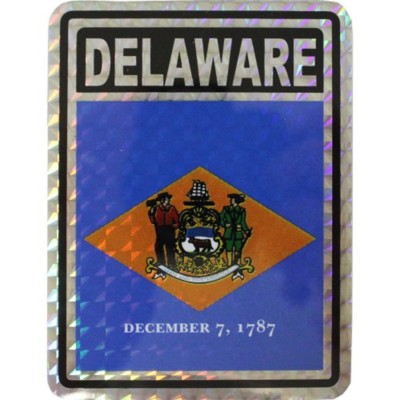 Wholesale Lot 6 Delaware Country Flag Reflective Decal Bumper Sticker ...
