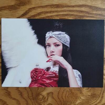 Lisa Official Ktown4U Lucky Draw Postcard BlackPink 2nd Album Born Pink ...