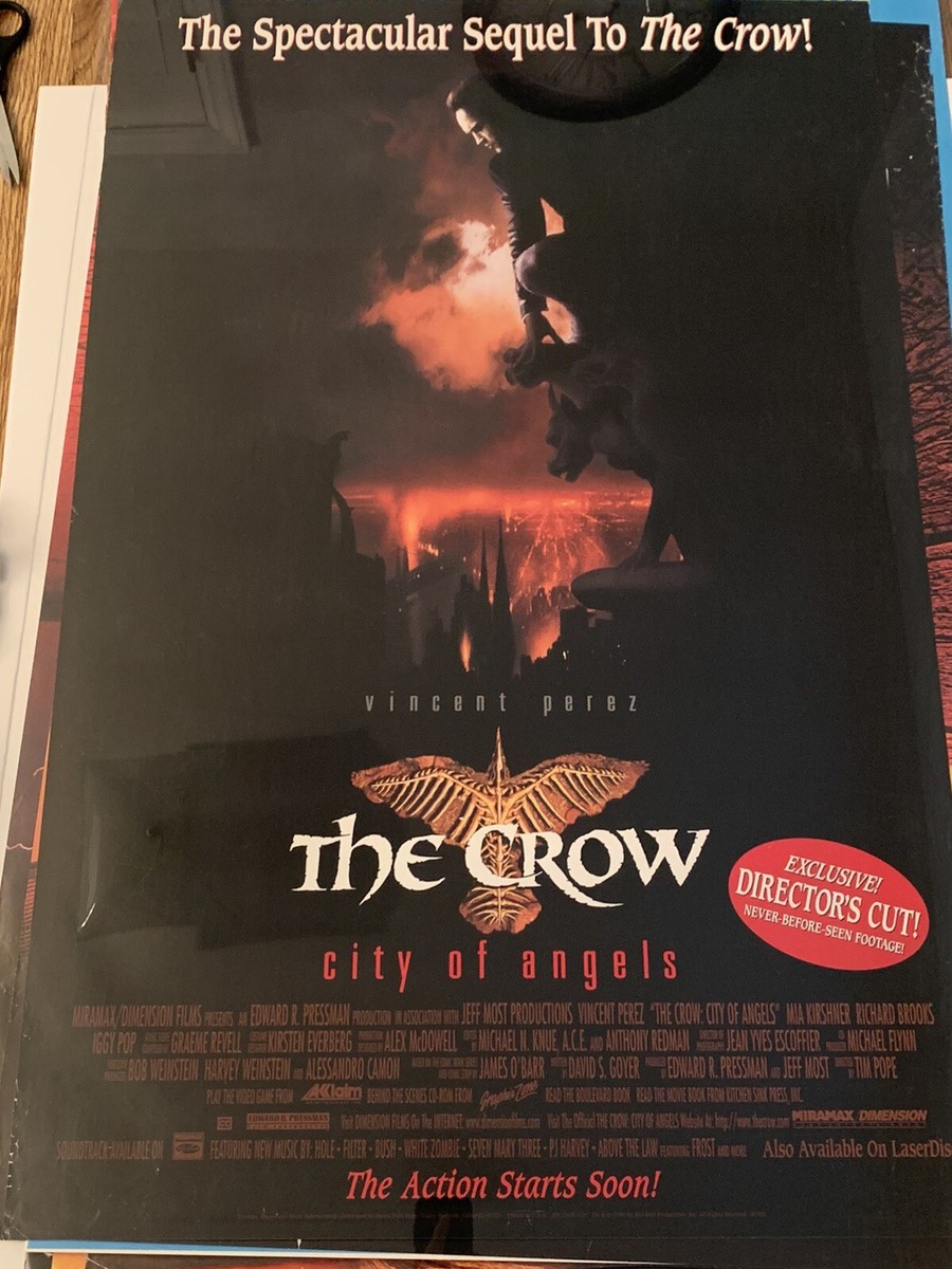 The Crow City Of Angels Poster The Crow 1994 + City Of Angels Movie