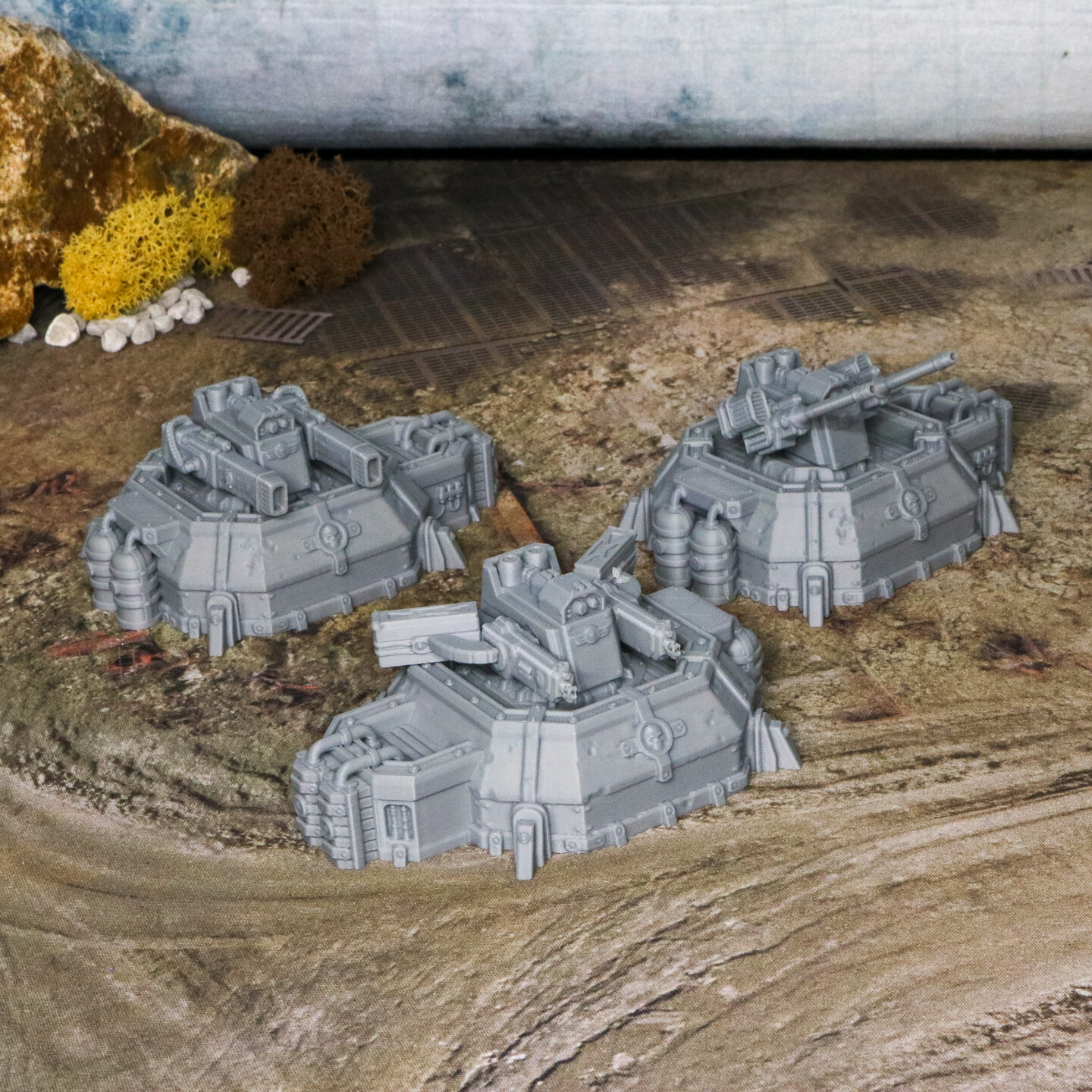Defense Turrets - Grimdark Outpost - Tabletop Terrain works with Warhammer | eBay
