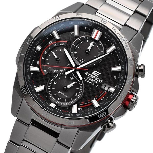 CASIO EDIFICE EQW-A2000DC-1AJF Carbon Dial Sport Solar Radio Atomic ...