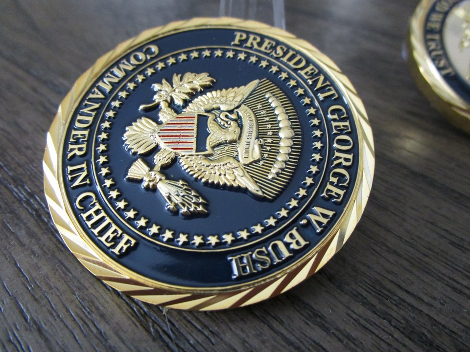 43rd President George W Bush Commander in Chief POTUS Challenge Coin | eBay