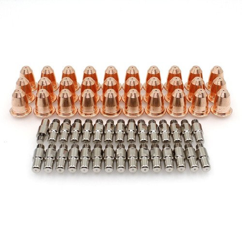60pcs Plasma Tips Electrode Kit Trafimet S45 PD0116-8 PR0110 Fit 95136 ...