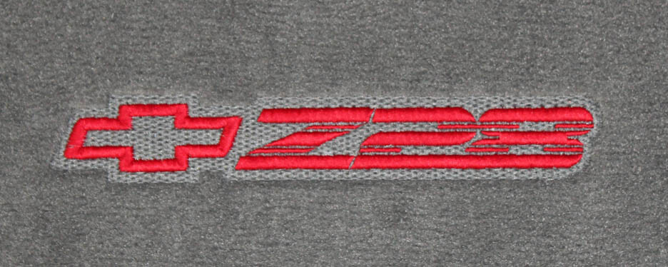 NEW 1982 - 2002 Camaro Floor Mats Tan Carpet Embroidered Z28 Logo Red ...