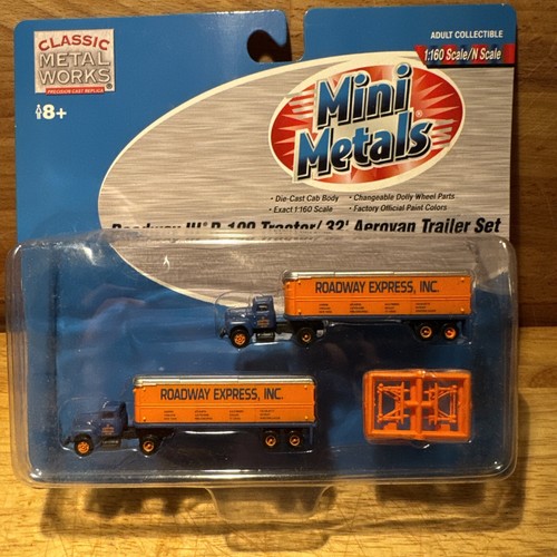 MINI METALS #51102, N Scale, Roadway Tractor Trailer sets. MINT on ...