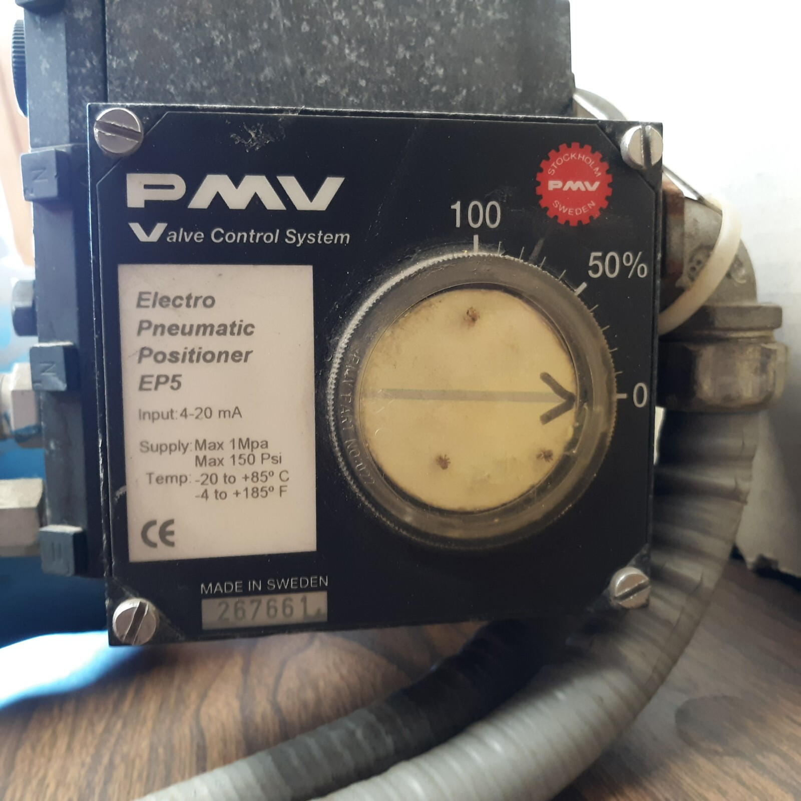 PMV EP5 Electro Pneumatic Positioner w/ Jamesbury Actuator and Valve | eBay