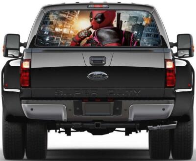 Deadpool Movie Rear Window Decal Graphic Sticker Car Truck SUV Van ...