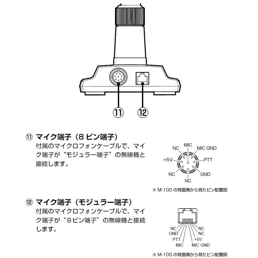 Yaesu M-100 Dual-Element Desktop Microphone for Yaesu HF Radios New F/S ...