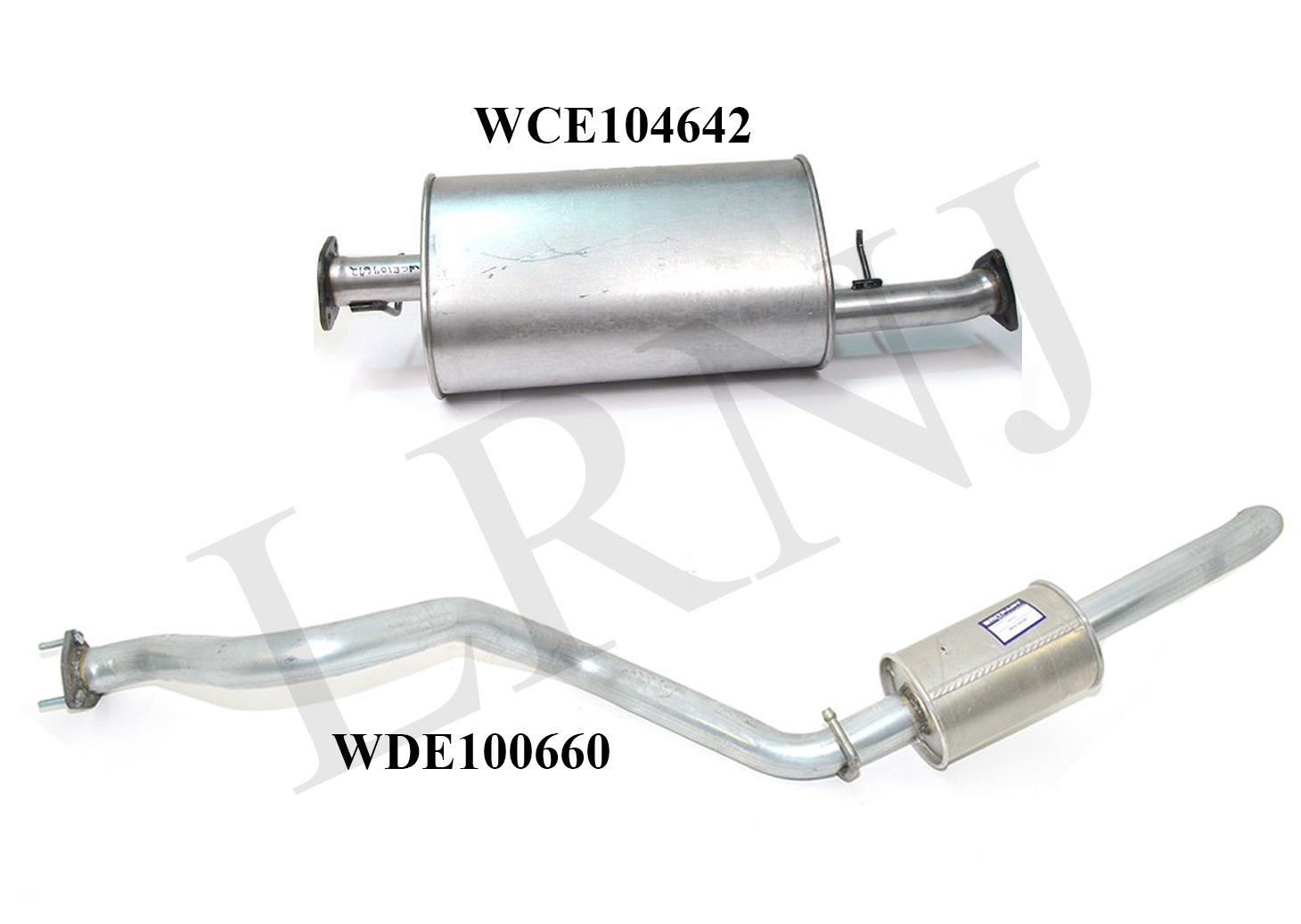 LAND ROVER DISCOVERY 2 99-04 V8 ENGINE EXHAUST SYSTEM KIT WDE100660 ...