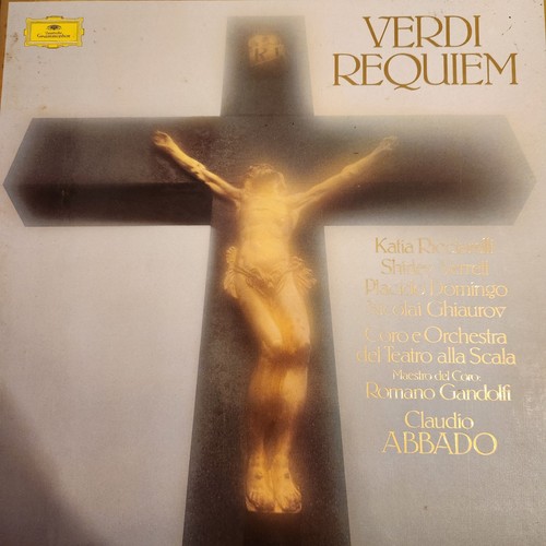 VERDI - REQUIEM 2LP BOX, La Scala O/C, Abbado, Ricciarelli, DG 2707 120 ...