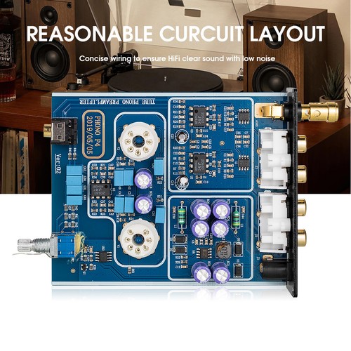 Douk Audio T3 Pro Mm Phono Stage Preamp Mini Stereo Vacuum Tube ...