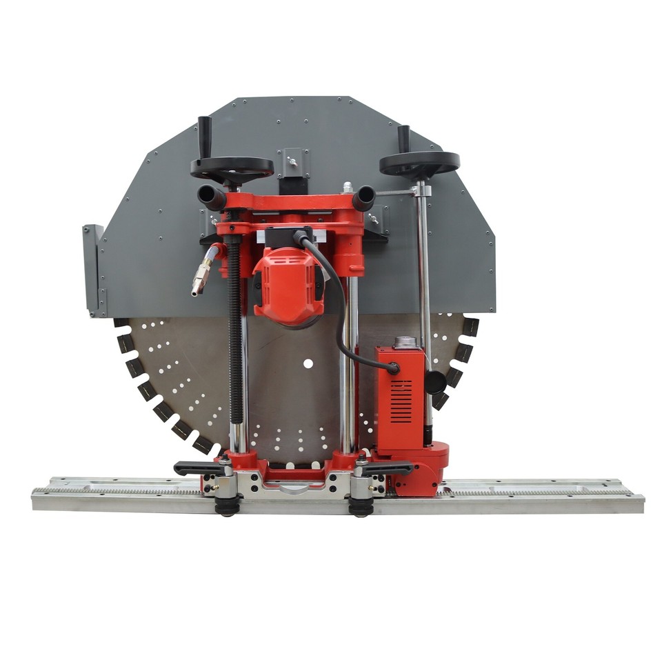 Semi-automatic Concrete Wall Cutter 42.3" Blade 94.4" Track Remote ...