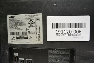 SAMSUNG UN40H5203AF TCON BN41-01938B | eBay