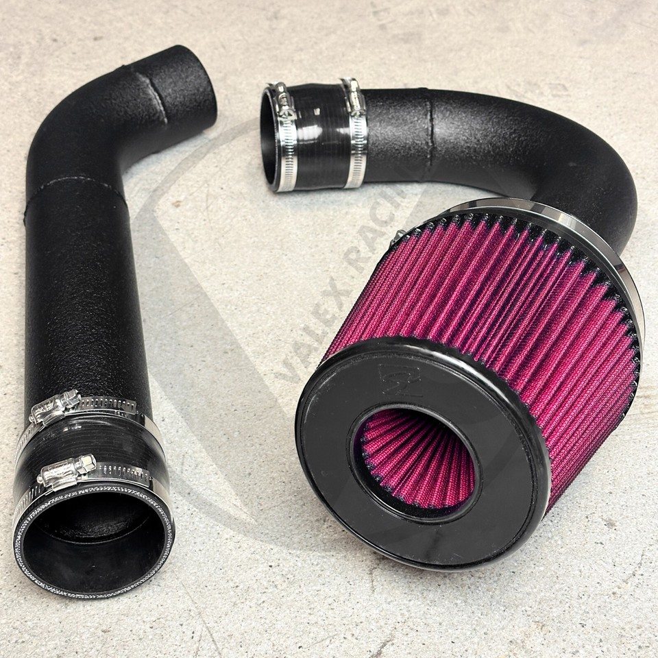 Skunk2 Filter 3" Wrinkle Black Air Intake for Honda K Swap EG EK K20 ...