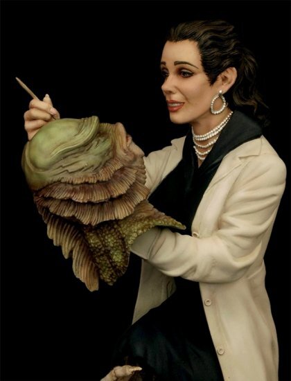 Milicent Patrick Tribute 1/4 Scale Model Kit Bust By Jeff Yagher ...