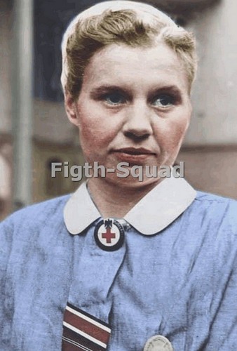 WW2 Picture Photo 1943 German Red Cros Nurse DRK Color 6x4in 7268 | eBay