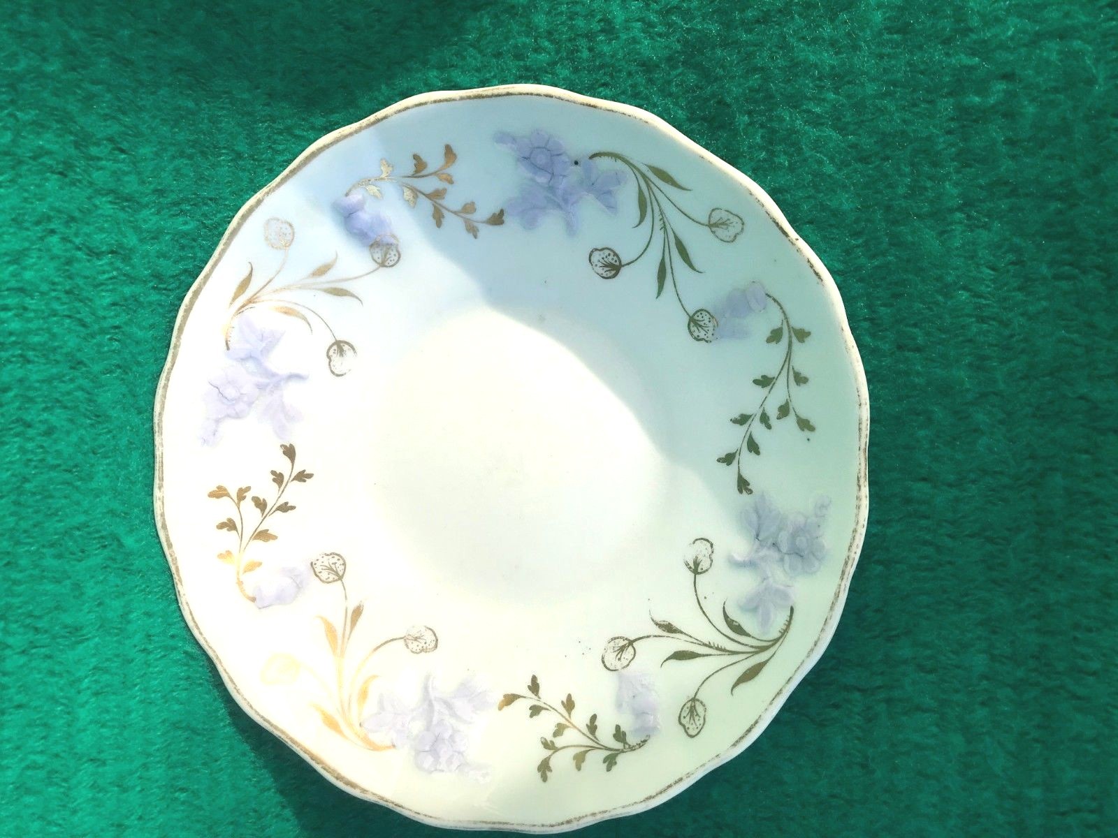 19th Century porcelain Lilac Sprig cup and saucer Hilditch 1830 - 1835 ...