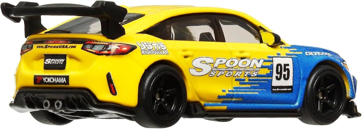 '24 Honda Civic Type-R "Spoon Sports # 5" 1:64 Model By Hot Wheel HRT61 ...