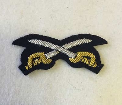 Black Army Physical Training Sleeve Badge, Mess Dress, APTC, Cross ...