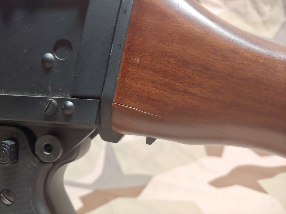 Golden Eagle M240 Fn Mag Wood Airsoft Electric LMG GPMG | eBay