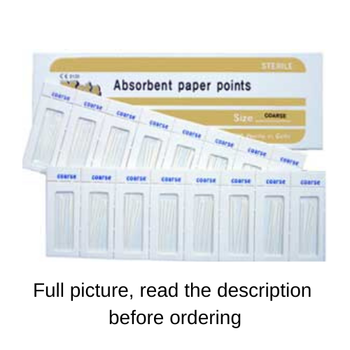 Meta Absorbent Paper Points - X-Coarse Non-Color Coded, 200-Pack | eBay