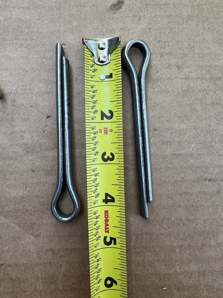 🇺🇸25 3/8" x 3” Cotter Pins Locking Split Pins Steel Plain USA 3/8” x 3 ...