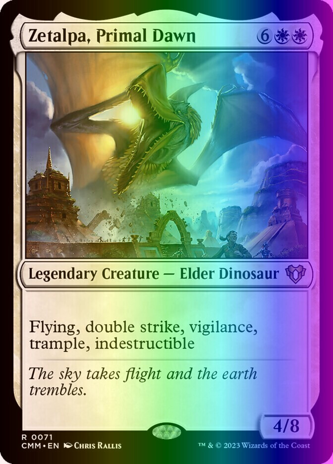 MTG Magic the Gathering Zetalpa, Primal Dawn (71/1173) Commander ...